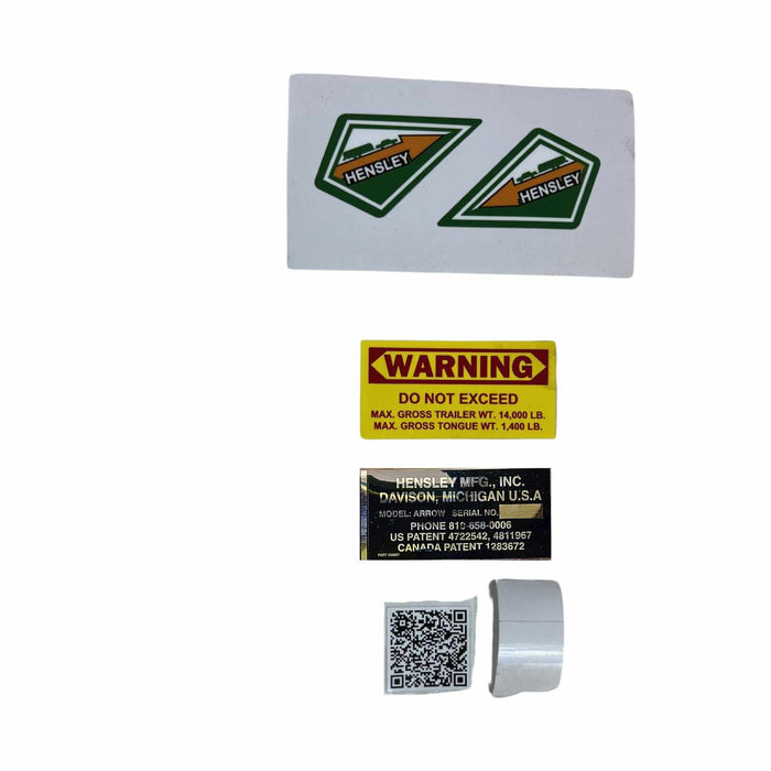 Replacement Decal Stickers — Hensley